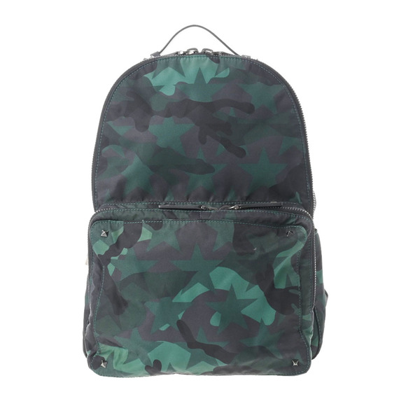 Valentino | Bags | Valentino Camouflage Backpack Green Mens Nylon ...